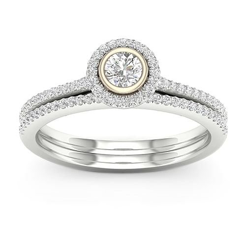 Click here for Womens 3/8 CT. T.W. Natural White Diamond 10K Two... prices
