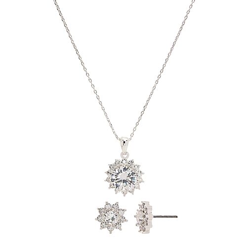 Click here for Sparkle Allure Womens White Cubic Zirconia Pure Si... prices