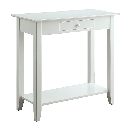 Click here for American Heritage 1 Drawer Hall Table with Shelf... prices