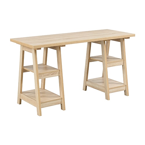 Click here for Designs 2 Go Double Trestle Desk  One Size  White prices