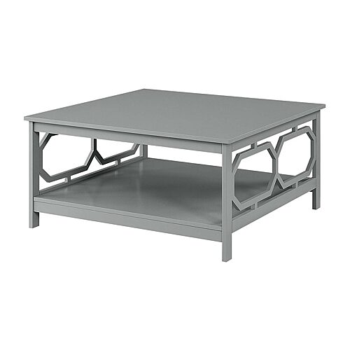 Click here for Omega Square Coffee Table  One Size  Gray prices