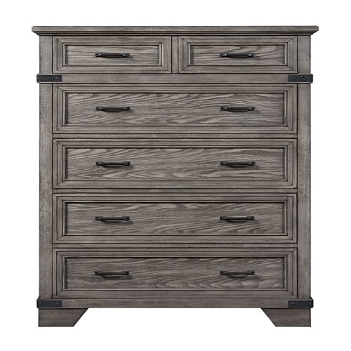 Click here for Central Park 6-Drawer Chest  One Size  Gray prices