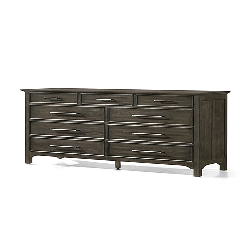 Atlas Bedroom Collection 9-Drawer Dresser  One Size  Brown