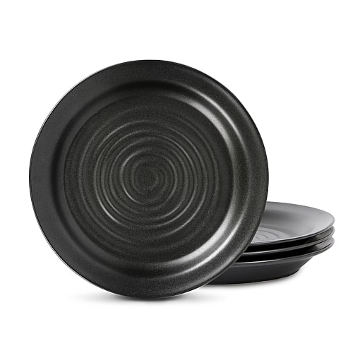 Click here for Stone Lain Orbit Dinner Plates  Set of 4 - Charcoa... prices