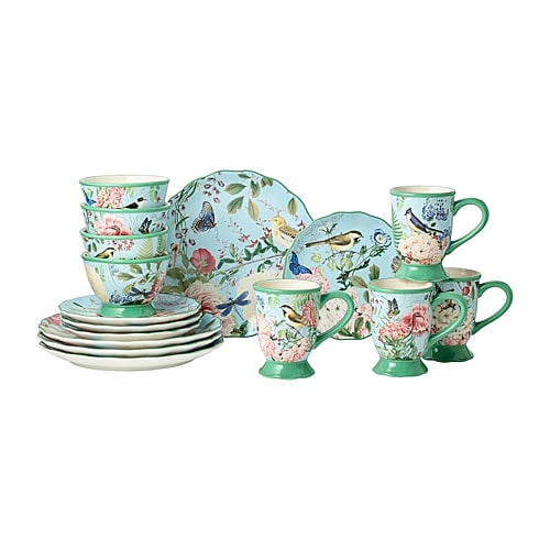 Click here for Certified International Flora 16-pc. Ceramic Dinne... prices