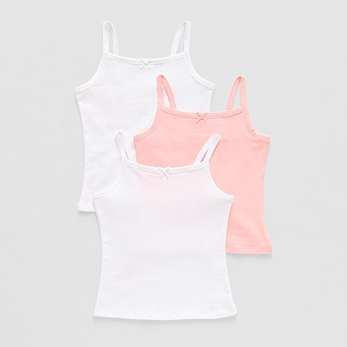 Click here for Okie Dokie Toddler Girls U Neck Sleeveless 3 Pack... prices