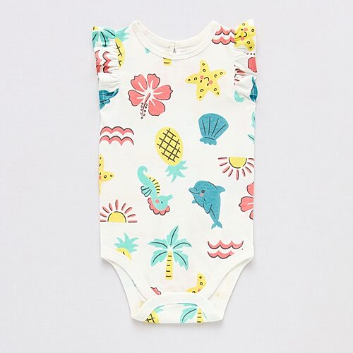 Click here for Okie Dokie Baby Girls Round Neck Sleeveless Bodysu... prices