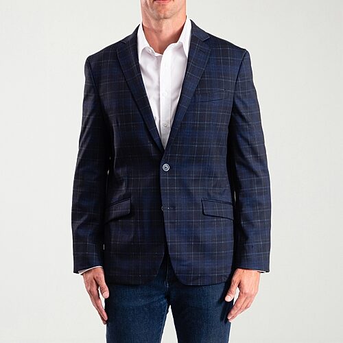 Click here for The Savile Row Co Mens Plaid Modern Fit Sport Coat... prices