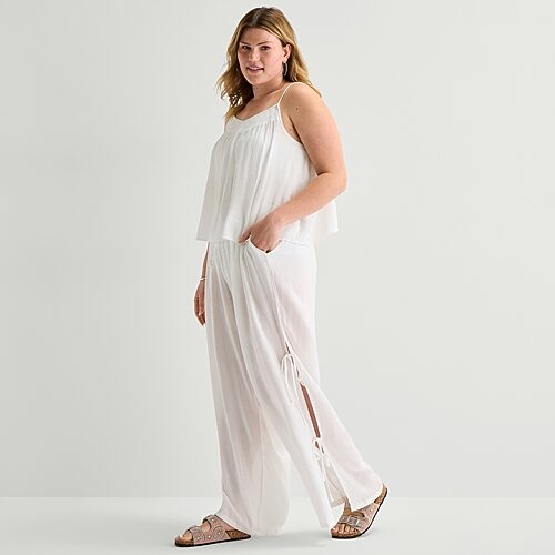 Click here for Forever 21 Womens Juniors Plus Straight Pull-On Pa... prices