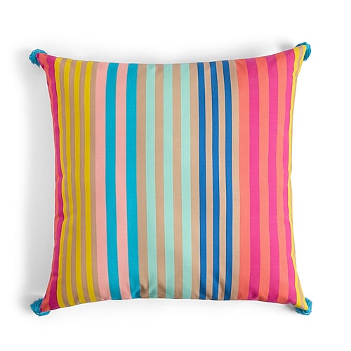 Click here for Outdoor Oasis 20X 20 Stripe Print Square Throw Pil... prices