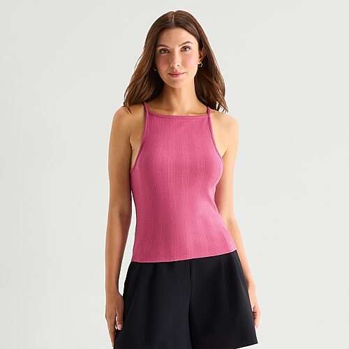 Click here for A.N.A Womens Square Neck Sleeveless Tank Top  X-sm... prices