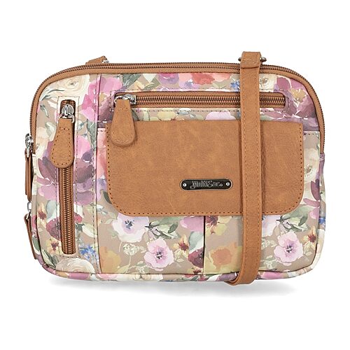 Click here for Multi Sac Zippy Crossbody Bag  One Size  Beige prices