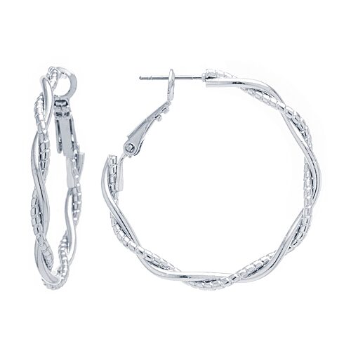 Click here for Silver Reflections Pure Silver Over Brass Round Ho... prices