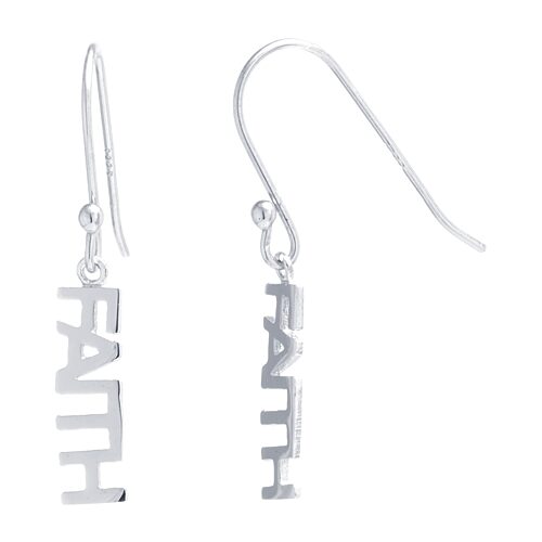 Click here for Silver Treasures Faith Womens Sterling Silver Drop... prices
