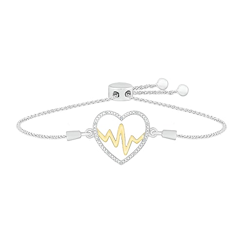Click here for Heartbeat Womens Diamond Accent Natural Diamond 10... prices