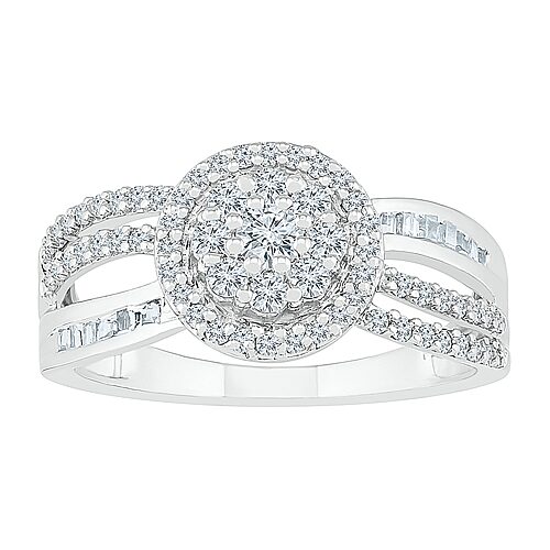 Click here for Womens 5/8 CT. T.W. Natural White Diamond Sterling... prices