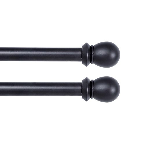 Click here for Kenney Scroll Ball Double Curtain Rod  One Size  B... prices