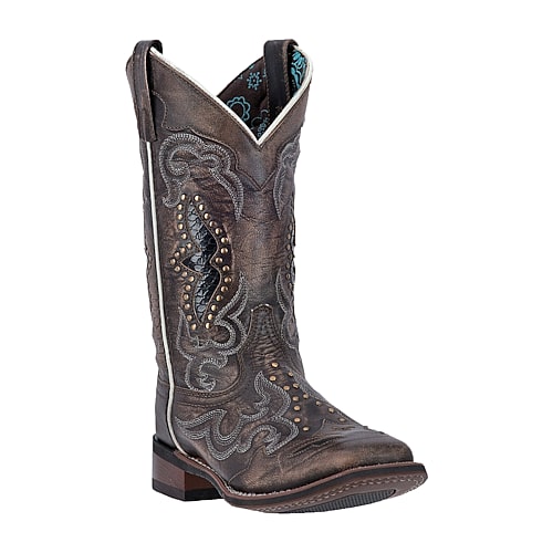 Click here for Laredo Womens Spellbound Block Heel Cowboy Boots... prices