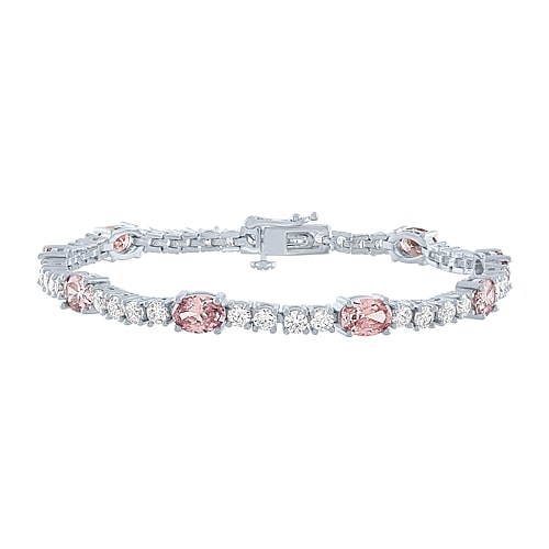 Click here for Gemstone Pure Silver Over Brass Tennis Bracelet  O... prices
