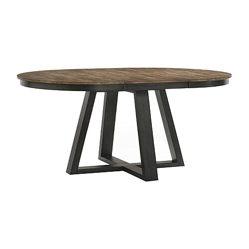 Napa Round Wood-Top Counter Height Dining Table  One Size  Brown