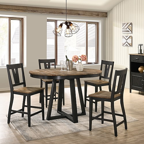 Click here for Napa 5-Piece Counter Height Dining Set with Splat... prices