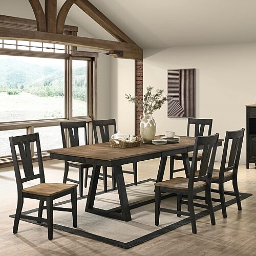 Click here for Napa 7-Piece Dining Set with Splat Back Chairs  On... prices
