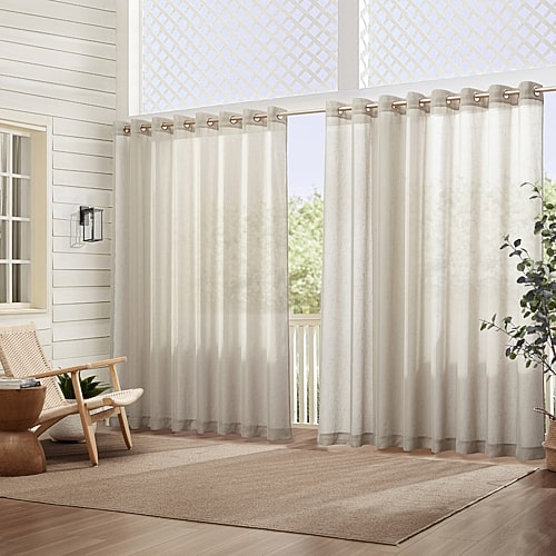 Click here for Elrene Home Fashions Carmen Sheer Extra Wide Indoo... prices
