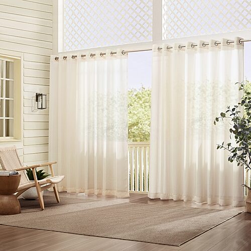 Click here for Elrene Home Fashions Carmen Sheer Extra Wide Indoo... prices