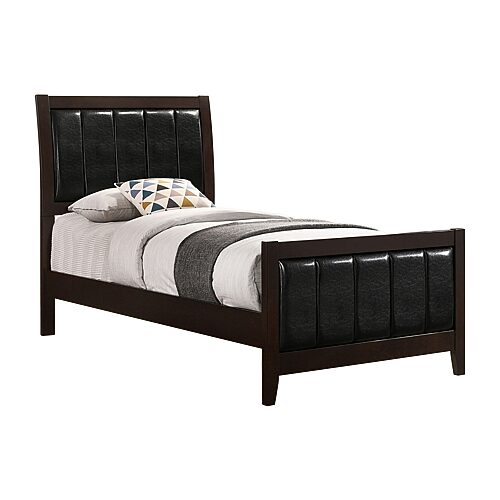 Click here for Carlton Padded Rectangle Bed  One Size  Brown prices