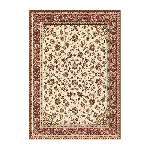 Click here for Radici Usa Rectangular Accent Rug  One Size  White prices