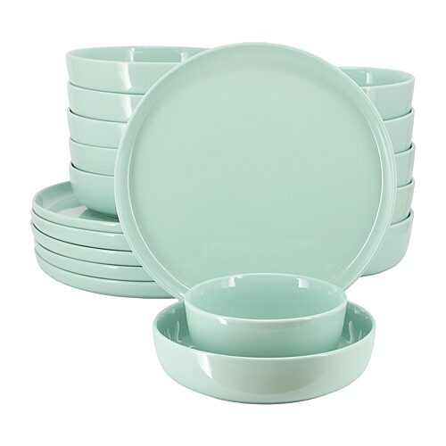 Click here for Elama Duncan 18-pc. Porcelain Dinnerware Set  One... prices