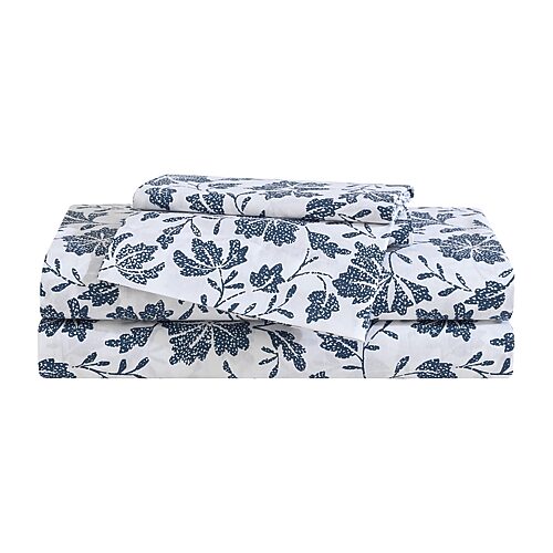 Click here for Eddie Bauer Woodblock Floral Sheet Set  One Size... prices