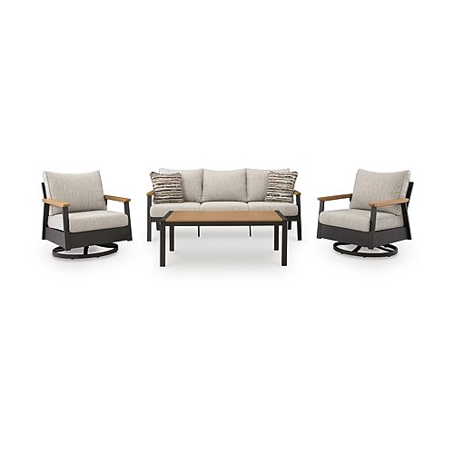 Click here for Signature Design by Ashley Carmel 4-Piece Outdoor... prices