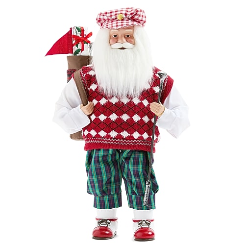 Click here for North Pole Trading Co. Christmas Santa Figurine  O... prices