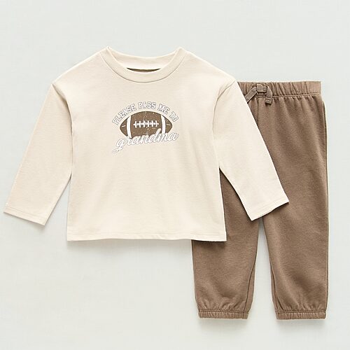 Click here for Okie Dokie Baby Boys 2-pc. Pant Set  3 Months  Whi... prices