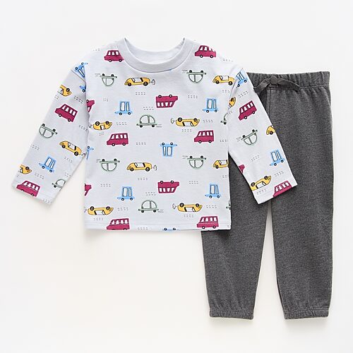 Click here for Okie Dokie Baby Boys 2-pc. Pant Set  Newborn  Gray prices