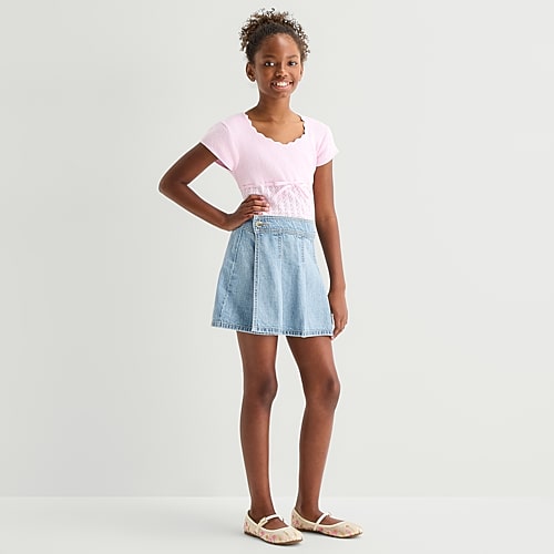 Click here for Thereabouts Little & Big Kid Girls High Rise Adjus... prices