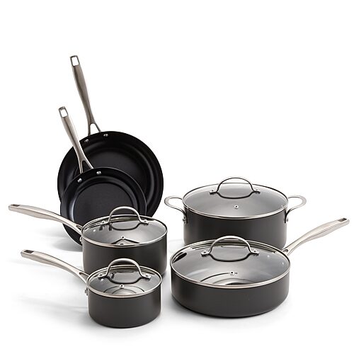 Click here for Cooks Hard Anodized Titanium Ceramic 10-pc. Cookwa... prices