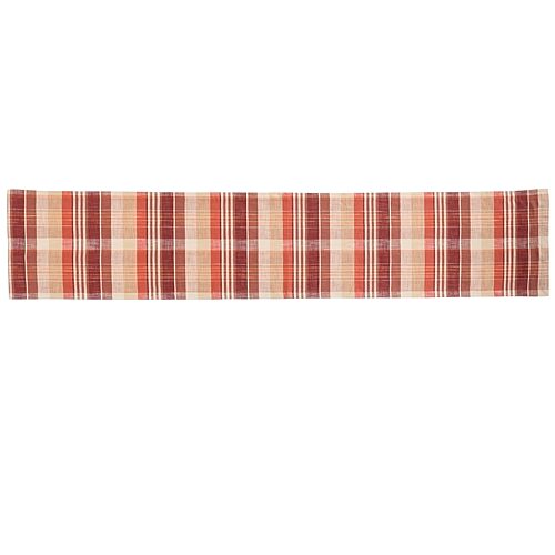 Click here for Layering Harvest Heirloom Plaid Runner  One Size... prices