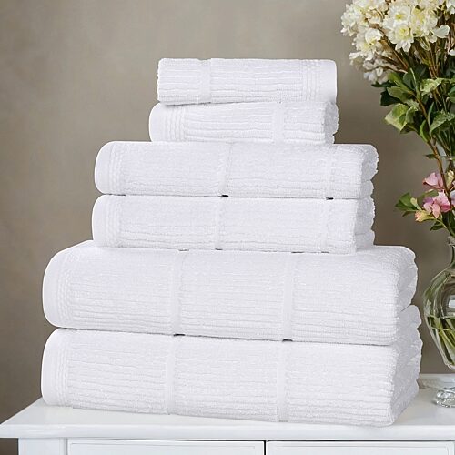 Click here for SUPERIOR Milo Smart Twist Viscose Cotton Blend 6-p... prices