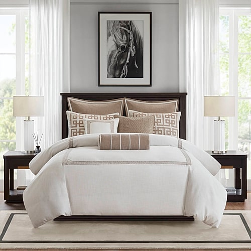 Click here for Madison Park Signature Jarvis Embroidery Oversized... prices