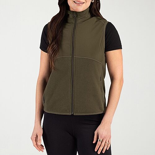Click here for CUTTER & BUCK Fleece Vest  Small  Green prices
