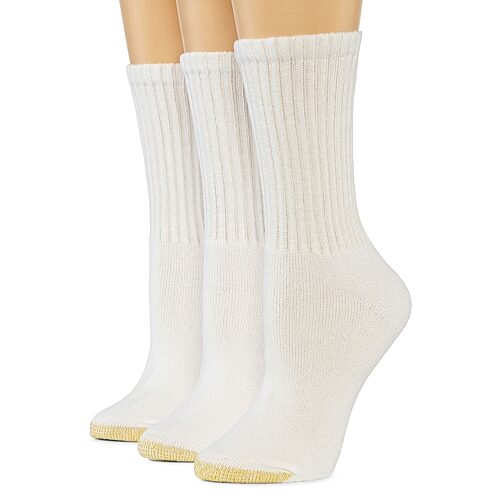 Click here for Gold Toe Ultra Tec Womens 3 Pair Crew Socks  One S... prices