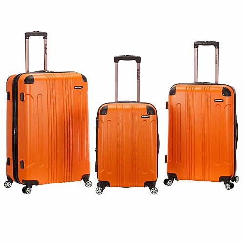 Click here for Rockland Sonic 3-Pc. Hardside Luggage Set - Orange prices