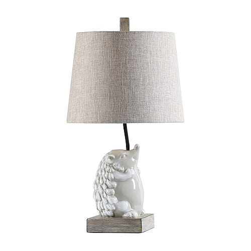 Click here for StyleCraft Happy Hedgehog Accent Lamp - White prices