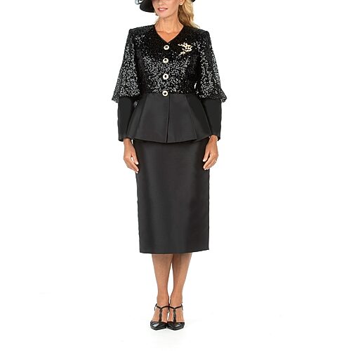 Click here for Giovanna Signature 2-pc. Skirt Suit-Plus  16w  Bla... prices