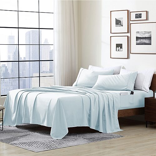 Click here for Cathay(R) Home Pocket Smart Sheet Set with Side Po... prices
