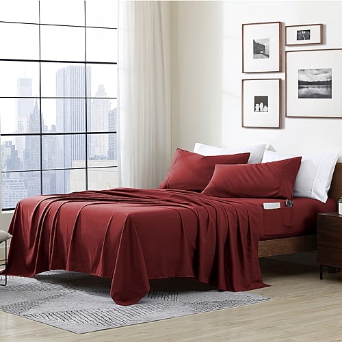 Click here for Cathay(R) Home Pocket Smart Sheet Set with Side Po... prices