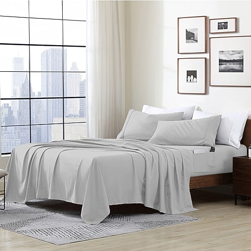 Click here for Cathay(R) Home Pocket Smart Sheet Set with Side Po... prices