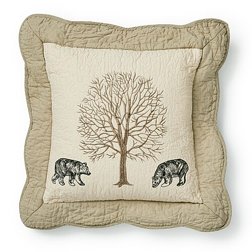 Click here for Donna Sharp Bear Creek Cotton Square Throw Pillow... prices